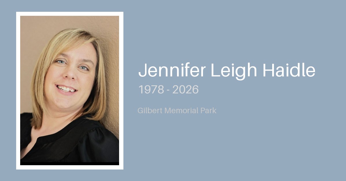 Jennifer Leigh Haidle - Gilbert-Memorial-Park