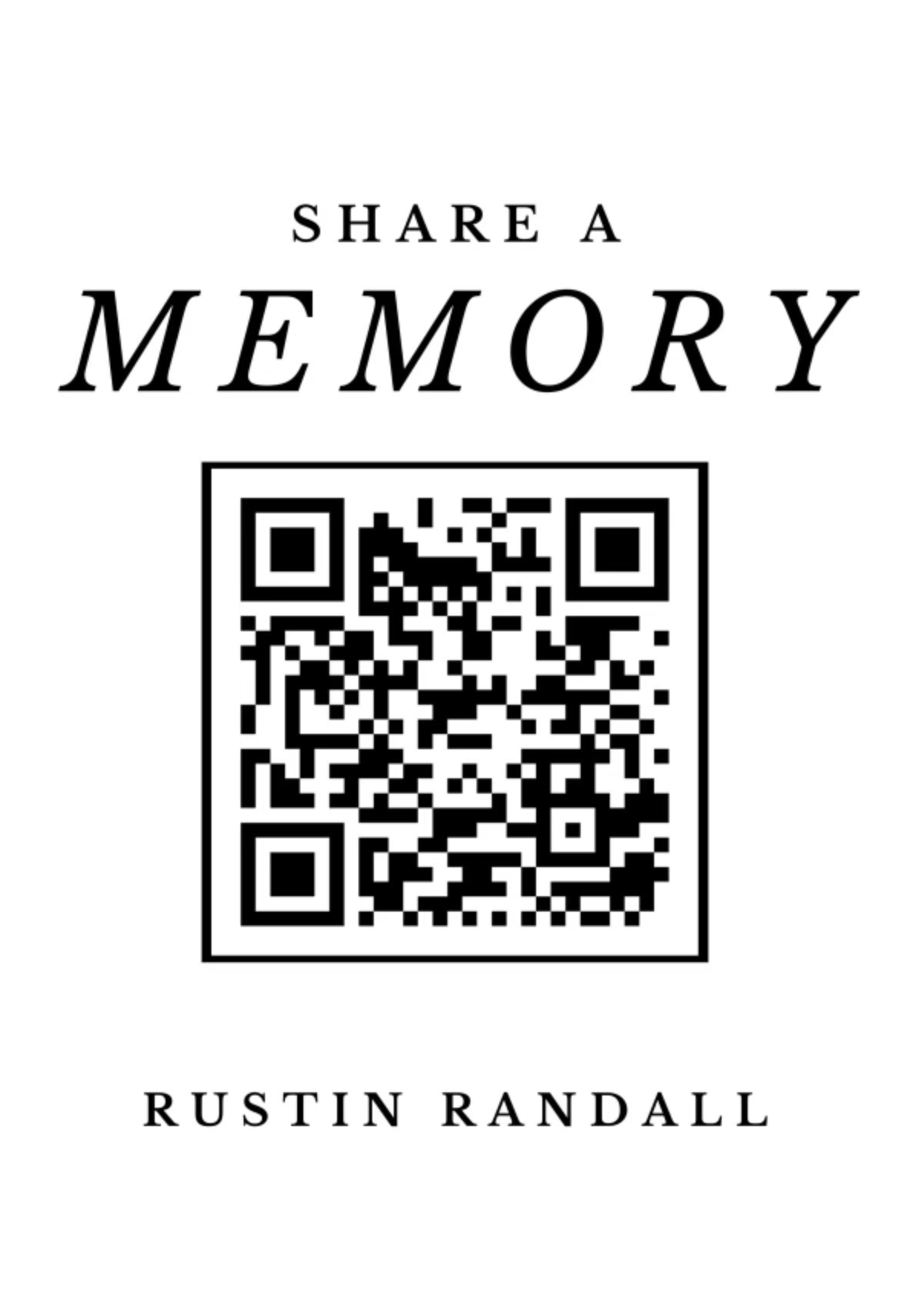 Rustin Howard Randall - Gilbert Memorial